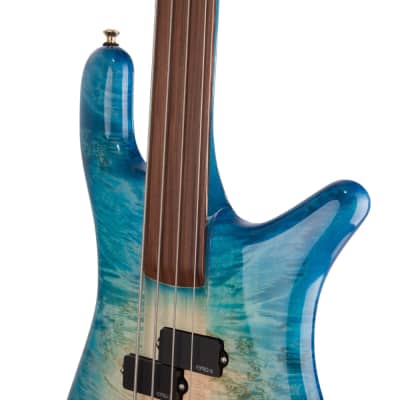 Spector USA Custom NS2 Fretless Bass Guitar - Desert Island - | Reverb