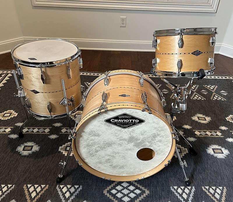 Craviotto Custom Shop Solid Maple 3-piece kit - 20/14/12 | Reverb