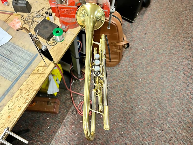 Getzen Eterna 900 / Bach 25* Replica Bell 2023 - Lacquer/Raw | Reverb