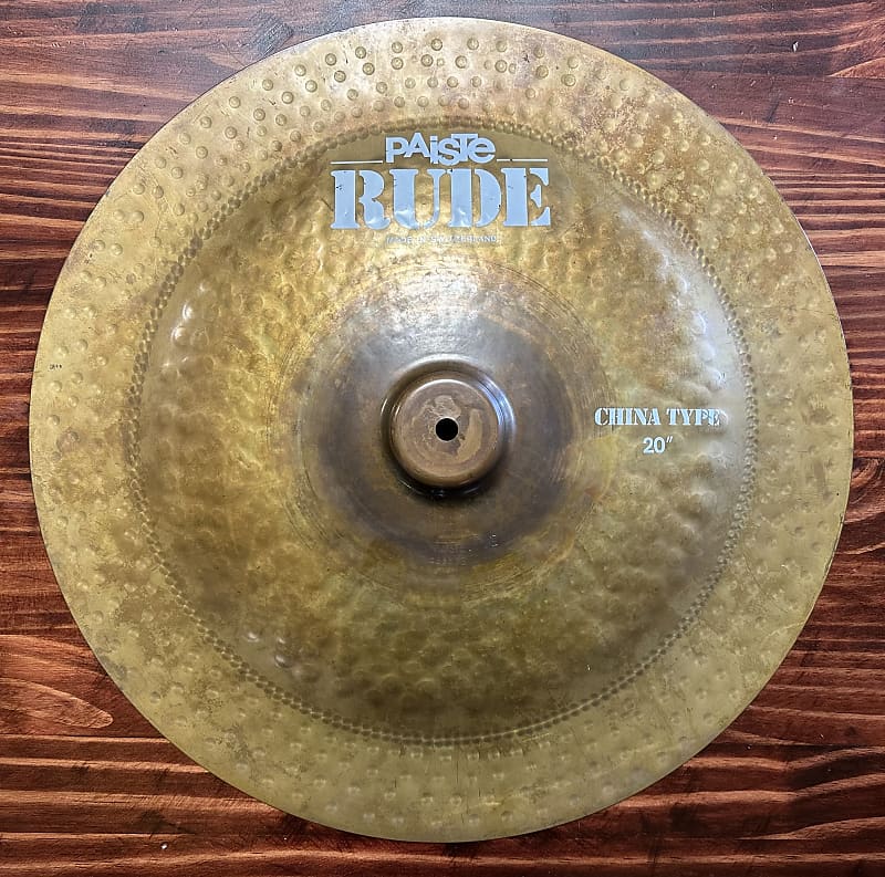 Paiste Rude 20” China Type - 1992 grams - Very Good Condition | Reverb