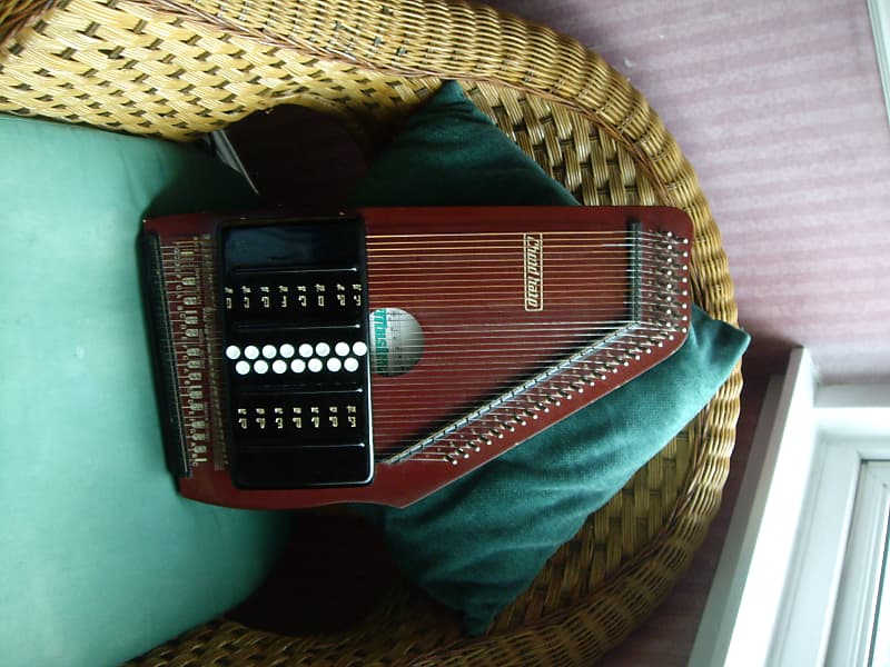 Musima 15 Chord Autoharp 1990s Red | Reverb