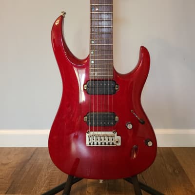 Custom 7 String - Transparent Red | Reverb