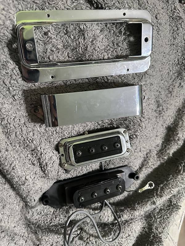 Rickenbacker 4003 Parts Lot Hi Gain Pickups Cover and Pickup | Reverb