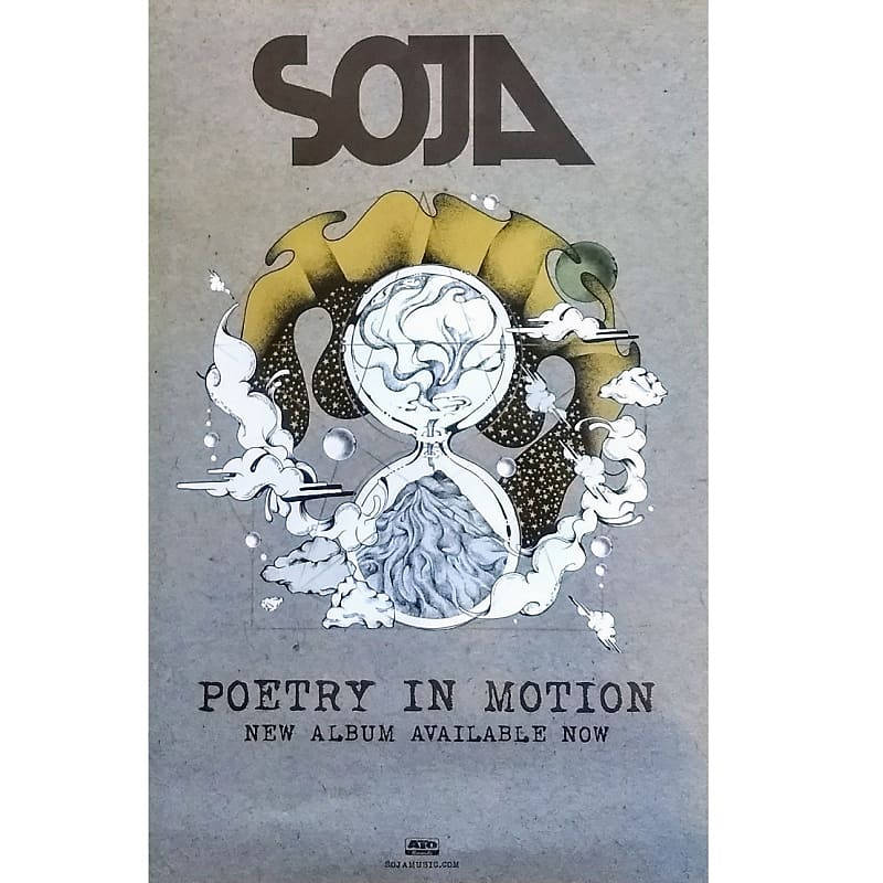 SOJA - Poetry In Motion Ltd Ed Rare New Tour Poster! SUBLIME | Reverb
