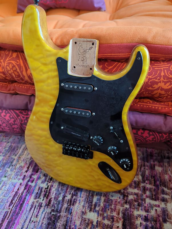 Warmoth Stratocaster 2018 Yellow | Reverb