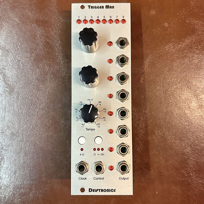 Delptronics Trigger Man v2 Sequencer/gate Eurorack Module | Reverb