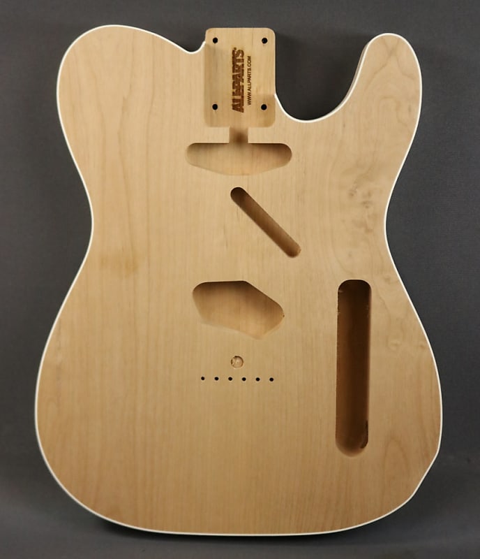 NEW Allparts Replacement Body for Telecaster - White Binding | Reverb