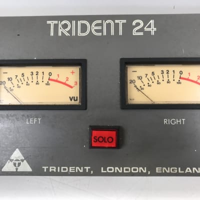 Trident Series 24 Meter Bridge VU Meter Mixing Console | Reverb UK