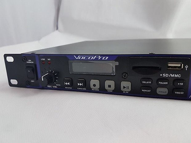 Vocopro SDR 4000 MIX Digital SD/USB Recorder + Mic/Line | Reverb