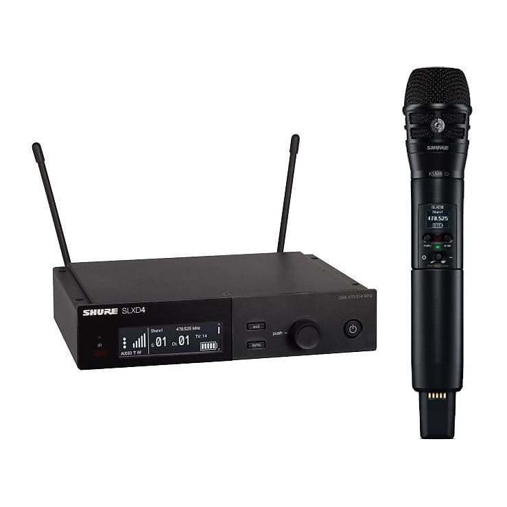 Shure SLXD24/K8B Digital Handheld Wireless Vocal System with | Reverb