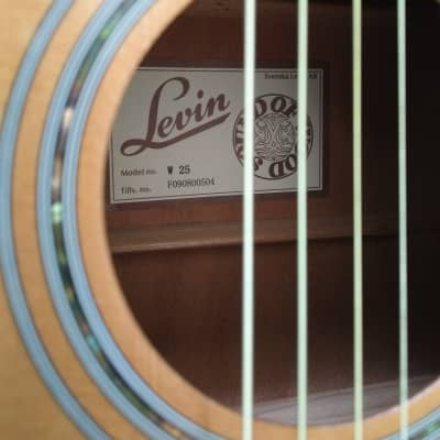 Levin W-25 Vintage Swedish handmade all solid wood guitar | Reverb