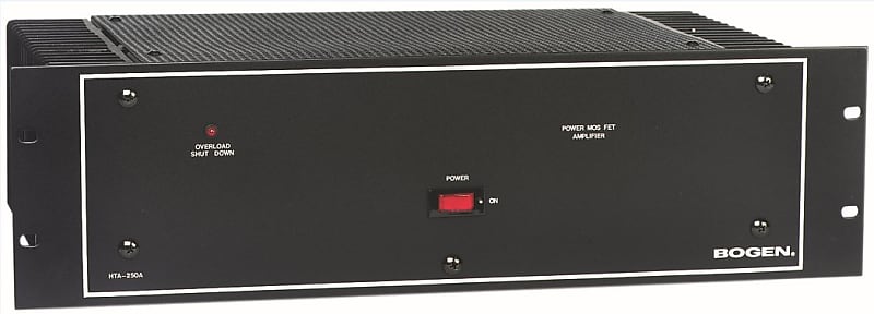 Bogen HTA250A Power Amplifier, 250W, 70V/25V | Reverb