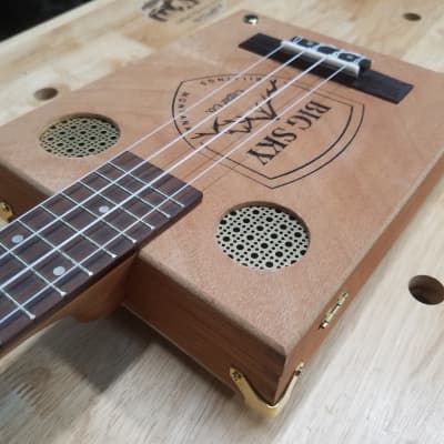 Custom Big Sky Cigar Box Ukulele | Reverb
