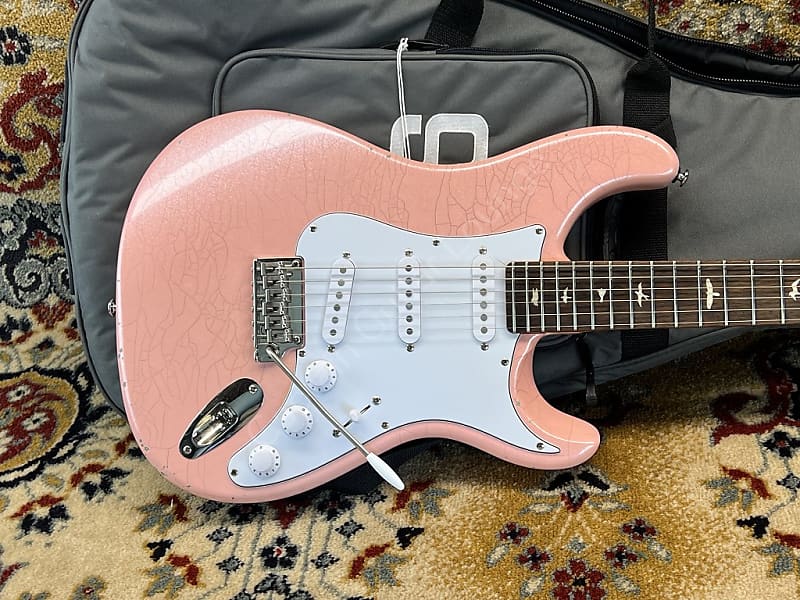 2022 PRS - John Mayer SE Silver Sky - Aged Foxy Pink - ID | Reverb