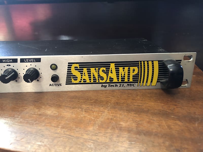 Tech 21 SansAmp RM-1 (Original 90's Pre-PSA) 1993 Silver | Reverb