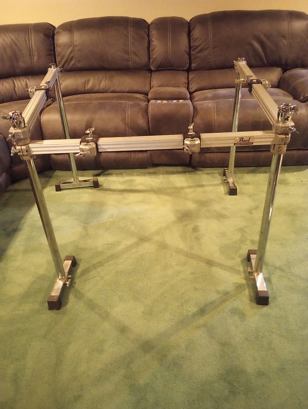 Pearl ICON Straight 3 Sided Drum Rack - Chrome | Reverb