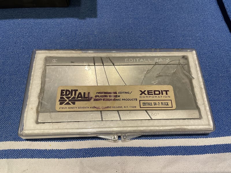 XEDIT Editall SA-2 SA-2 2”Edit Block 1988 - Aluminium | Reverb UK