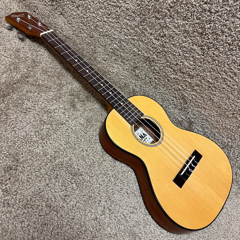 Ohana TKS-22E Electric Shallow Body Tenor Ukulele | Reverb