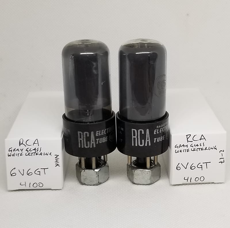 RCA 6V6GT Perfectly Matched Pair NOS 6V6 | Reverb