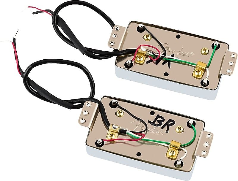Fender Kingfish Signature 2-piece Humbucker Pickup Set Chrome | Reverb
