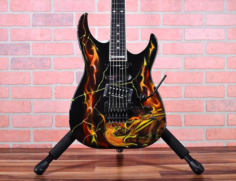 Kramer Stage Master Custom 1987 “Eddie” Graphic by Kei Green | Reverb