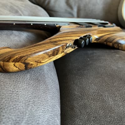 David King Custom shop masterbuilt 5 string fretless bass | Reverb