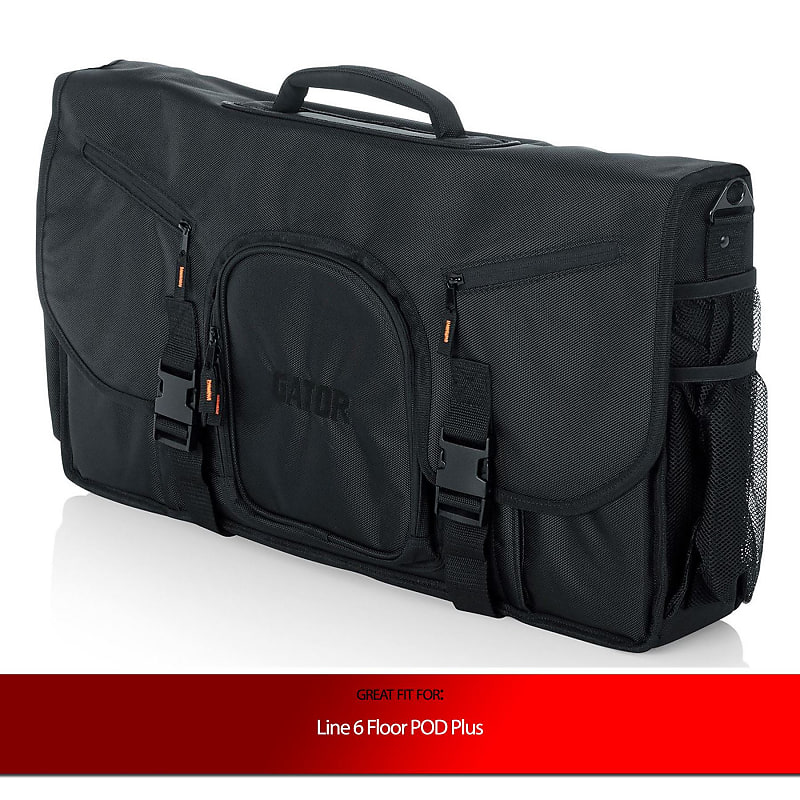 Gator Cases 25" Messenger Bag fits Line 6 Floor POD Plus | Reverb