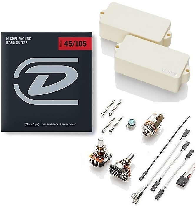 EMG P HZ IVORY PASSIVE PRECISION REPLACEMENT PICKUP FOR P | Reverb