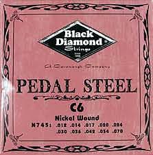 N745 Black Diamond Nickel Wound Pedal Steel Stirng Set, 10 | Reverb