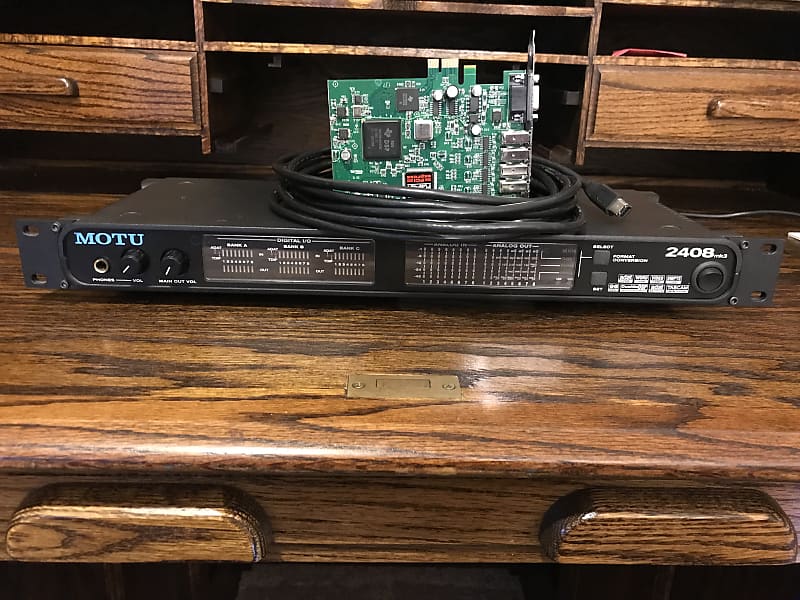 MOTU 2408mk3 with PCIe 424 card/cables | Reverb