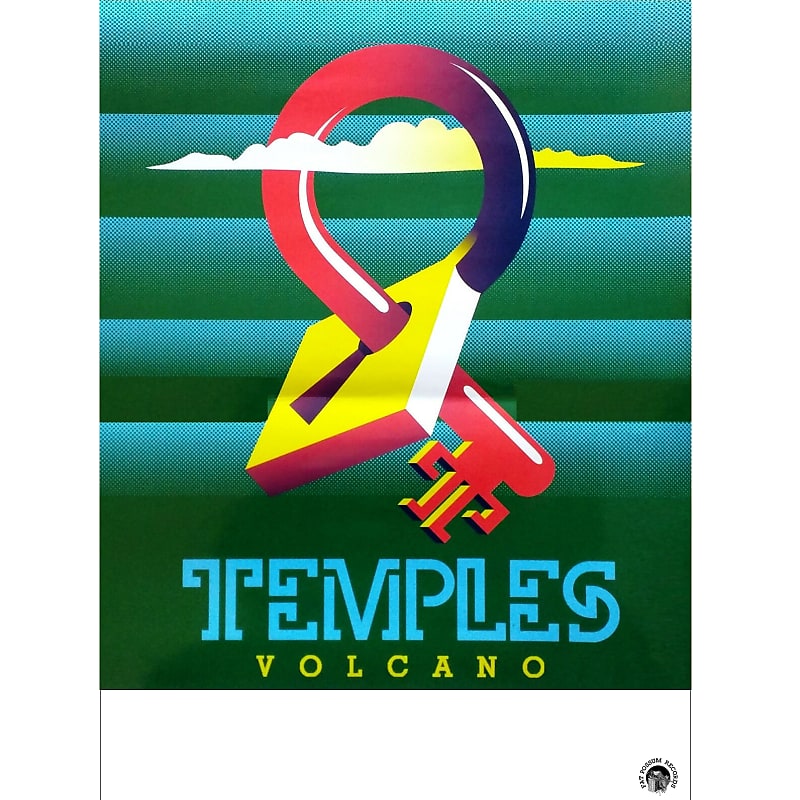 TEMPLES Volcano Ltd Ed RARE HUGE Tour Poster! TAME IMPALA | Reverb