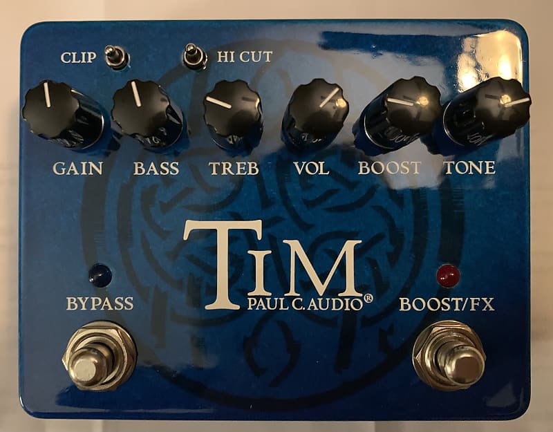 Paul C. Audio Tim V3 2022 Translucent Blue | Reverb