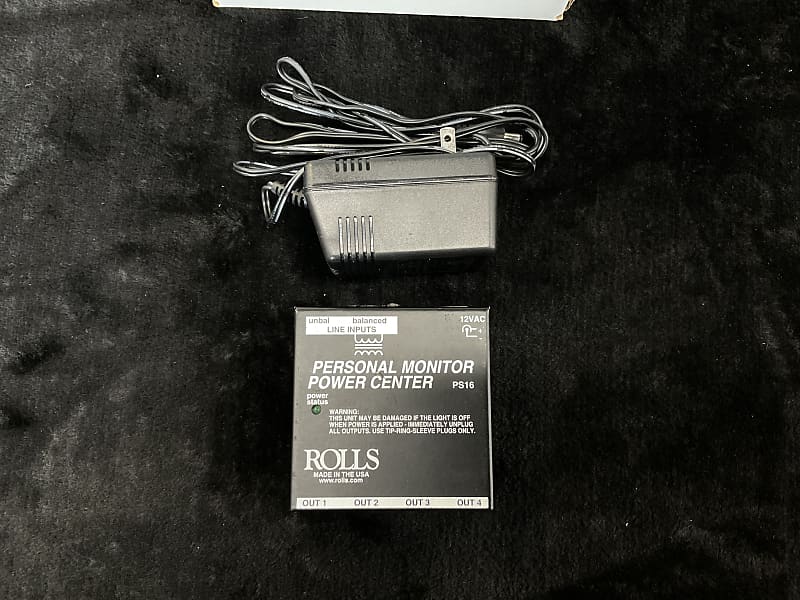 Rolls PS16 Personal Monitor Center 2000’s - Black | Reverb