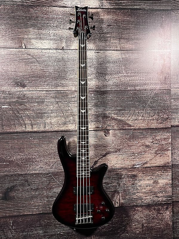 Schecter Stiletto extreme 5 5 String Bass Guitar (Tampa, FL) | Reverb