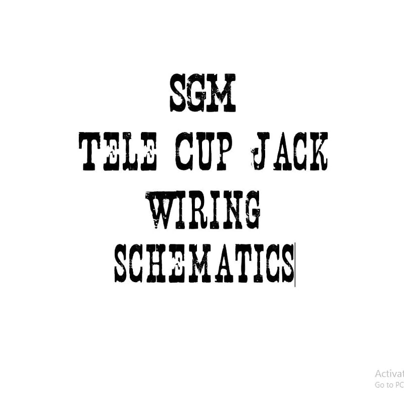 SGM Tele Cup Jack Wiring Schematic | Reverb