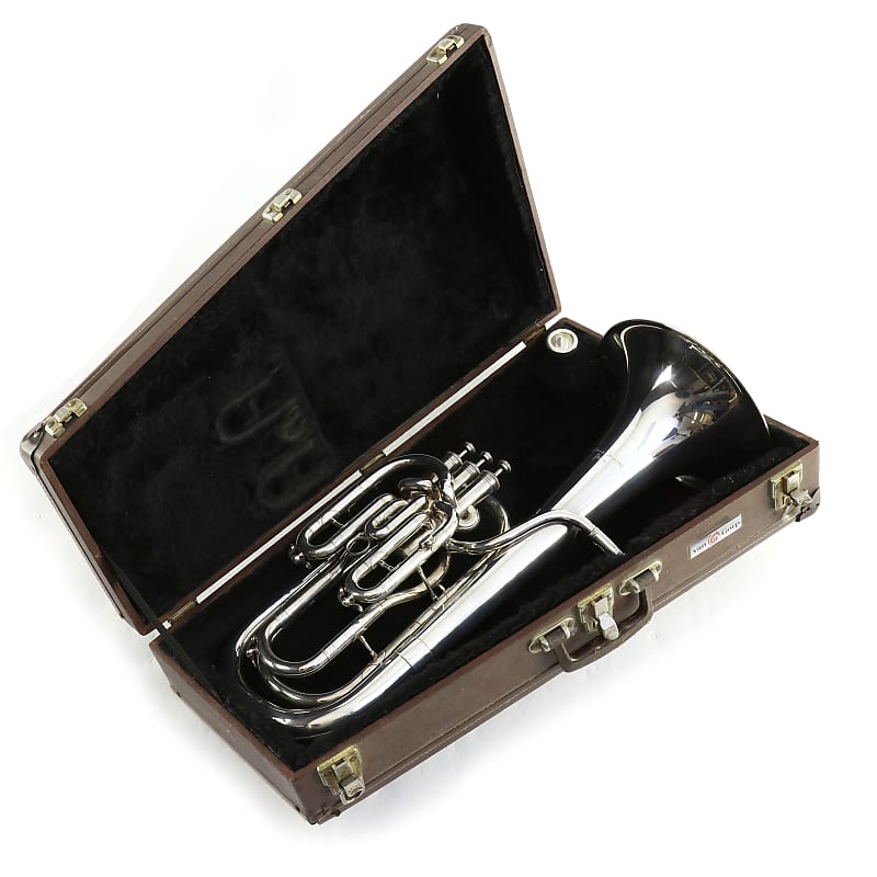 Courtois 169 Baritone 3-valve Compensated Silver plated | Reverb