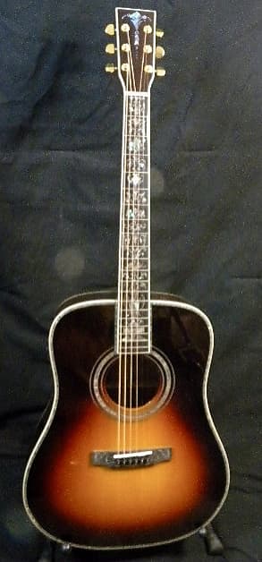 Artisan Custom Guitars D45 Sunburst Deluxe A/E Guitar | Reverb