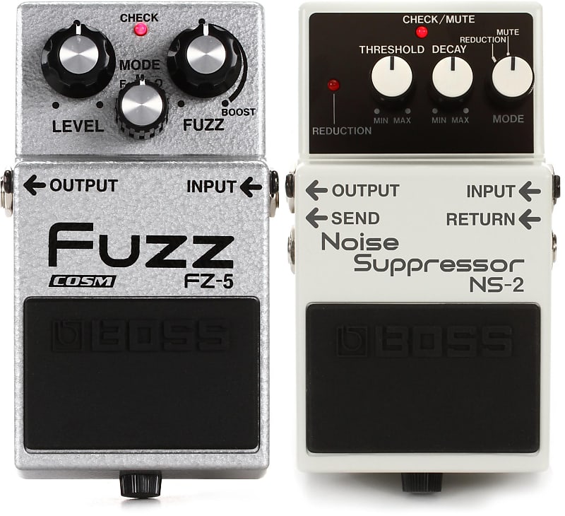 Boss FZ-5 Fuzz Pedal Bundle with Boss NS-2 Noise Suppressor | Reverb