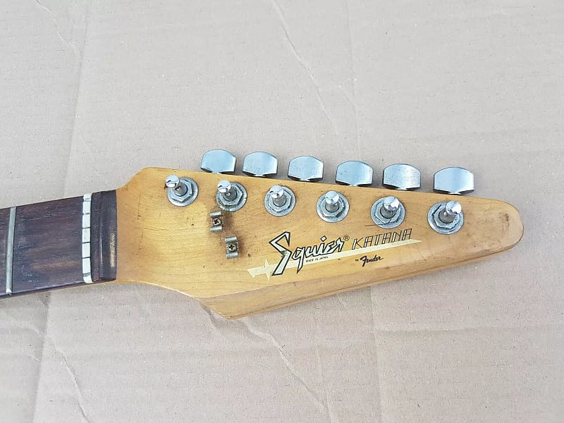 1985 SQUIER by FENDER KATANA NECK | Reverb