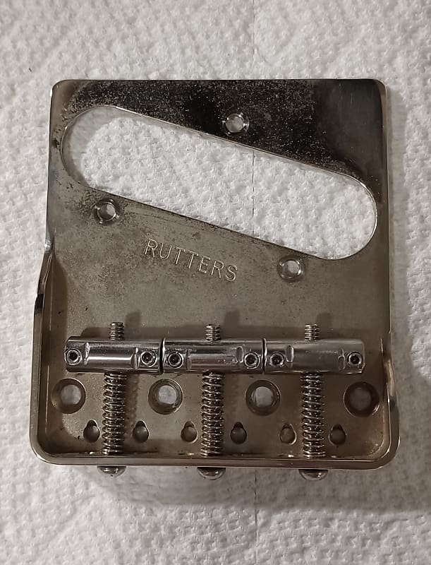 Rutters Custom Telecaster bridge 2022 - Nickel aged | Reverb