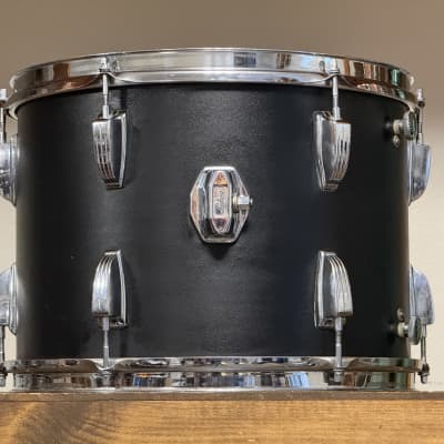 1970's Ludwig 14" Black Panther Rack Tom 10x14 - 3 Ply Maple | Reverb