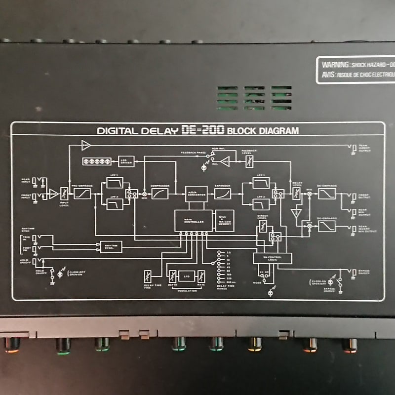 Rare - 1980s - Vintage Boss DE-200 Digital Delay Long Chip | Reverb UK