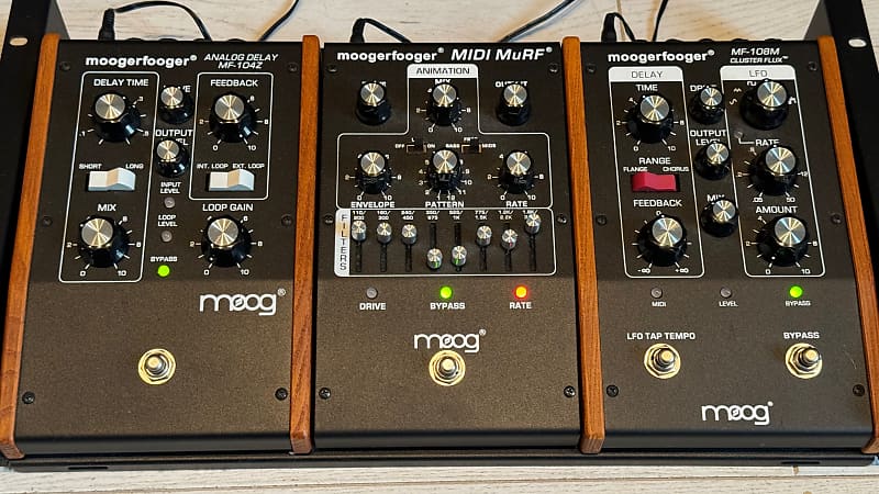 Moog Moogerfooger Rack, MF-104Z, Midi Murf, MF-108M | Reverb