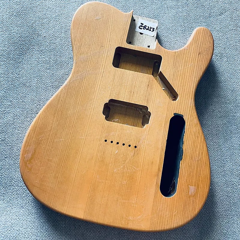 String Through Ash Guitar Tele Style Body | Reverb