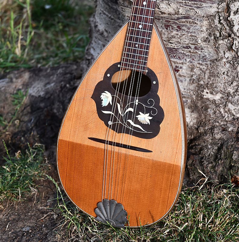 Antique Pre-war German Bowlback Mandolin, 1930s – Great | Reverb