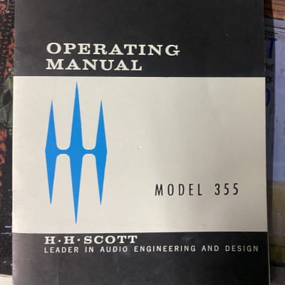 H.H. Scott 355 AM/FM multiplex stereo control center | Reverb