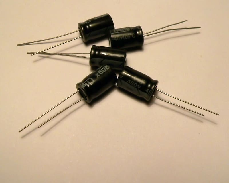 1uF 450V Radial Audio Capacitor 5 pcs Valve Amplifier | Reverb UK