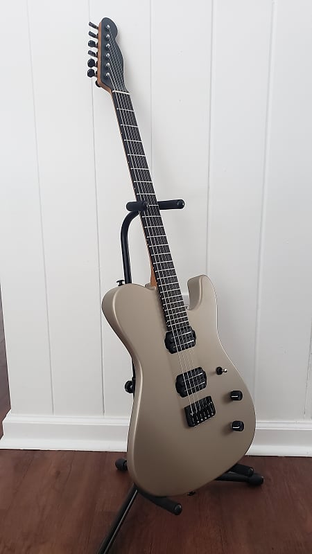 Warmoth Telecaster HH - Shoreline Gold Satin (2021) | Reverb