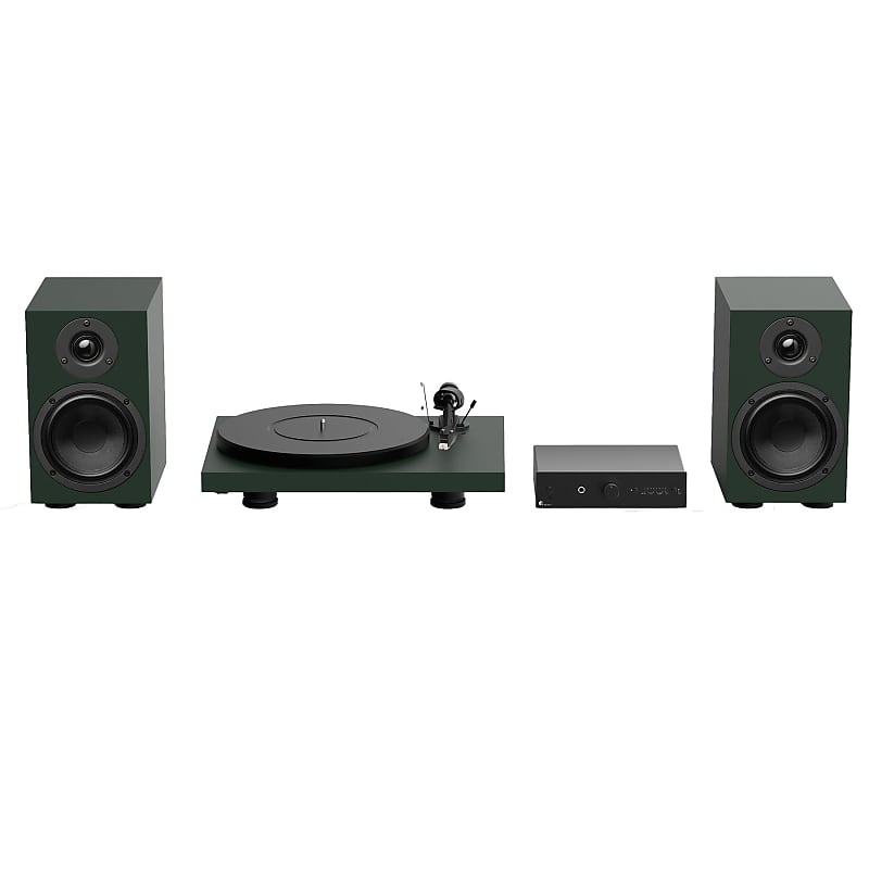 Pro-Ject: Colorful Audio System Turntable Package Satin Green | Reverb