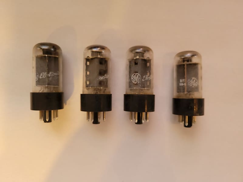 Quad (4) of 1965 USA Made General Electric 7591 Tubes Matched | Reverb